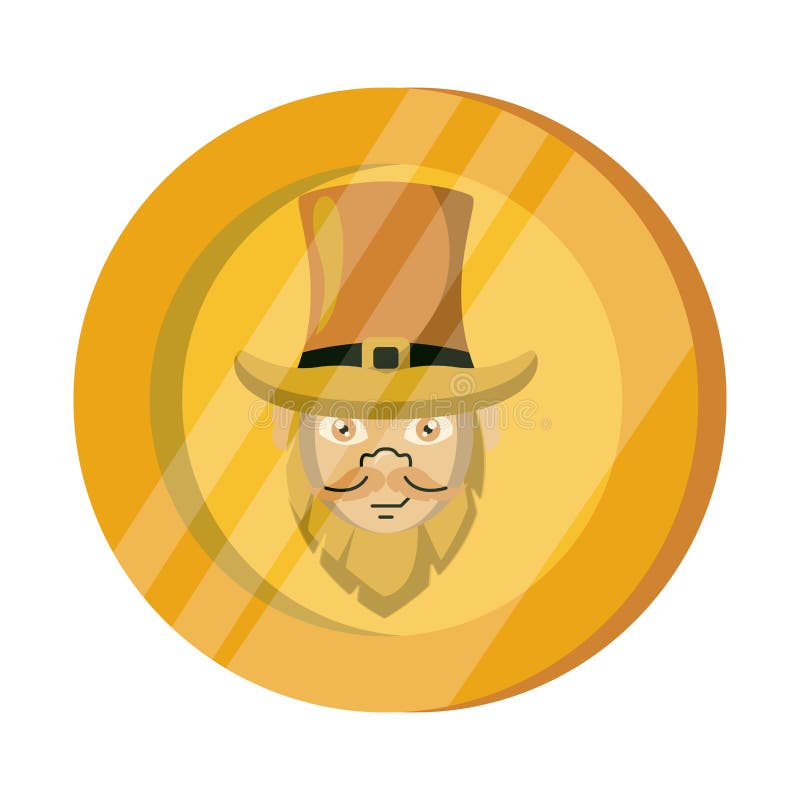 Irish coin stacked stock vector. Illustration of decorative - 144505983