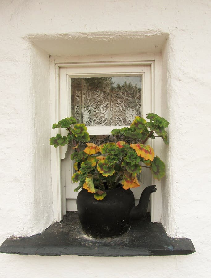 Irish cottage window stock photo. Image of cottage, rough - 32165448