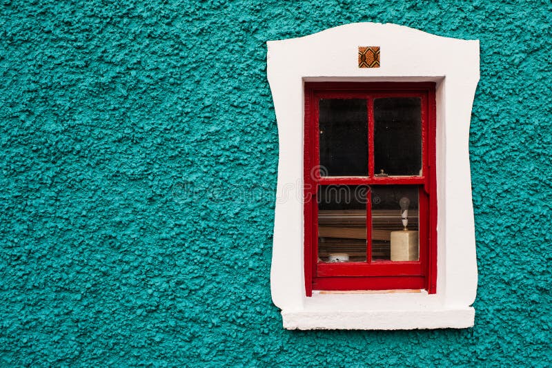Irish cottage window stock photo. Image of cottage, rough - 32165448