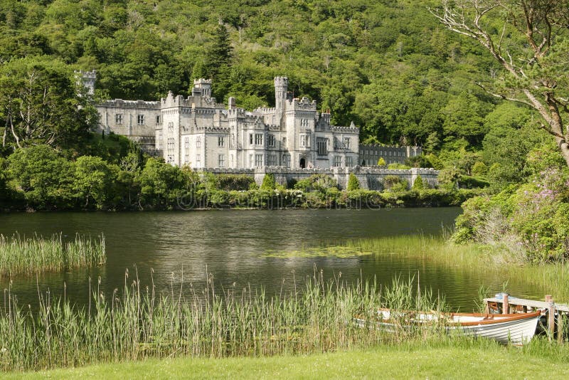Irish Countryside Castle stock photo. Image of lake, irish - 1709908