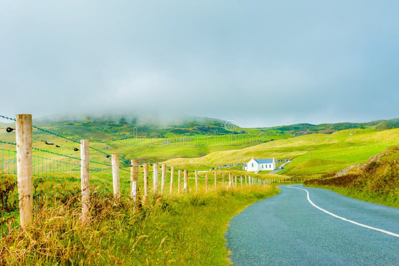 Irish countryside stock photo. Image of agrarian, graveyard - 82121352
