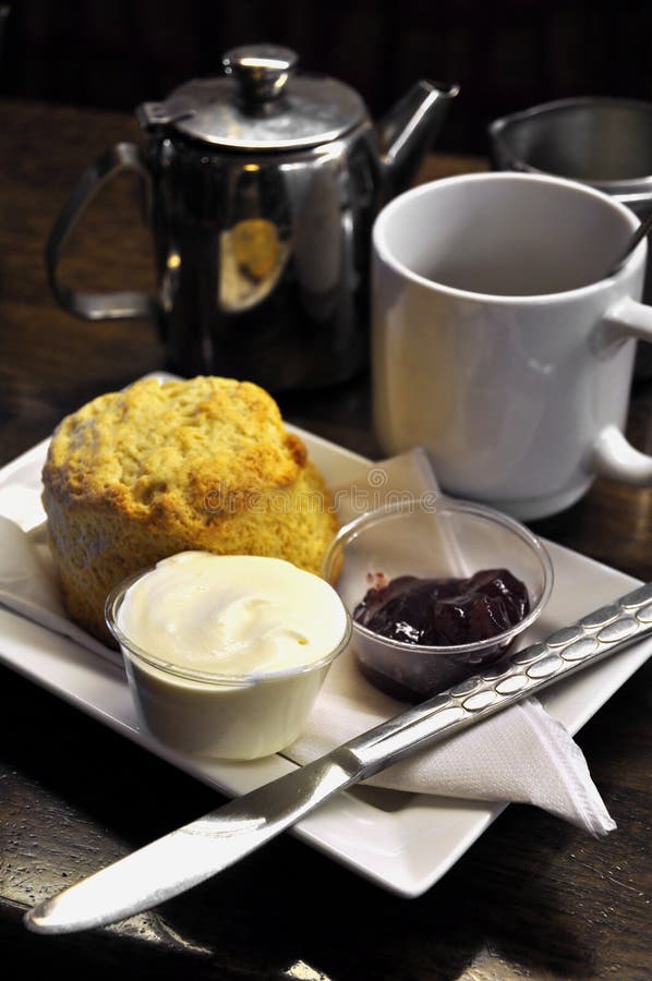 Irish cream tea stock photo. Image of irland, food, plate - 30646636