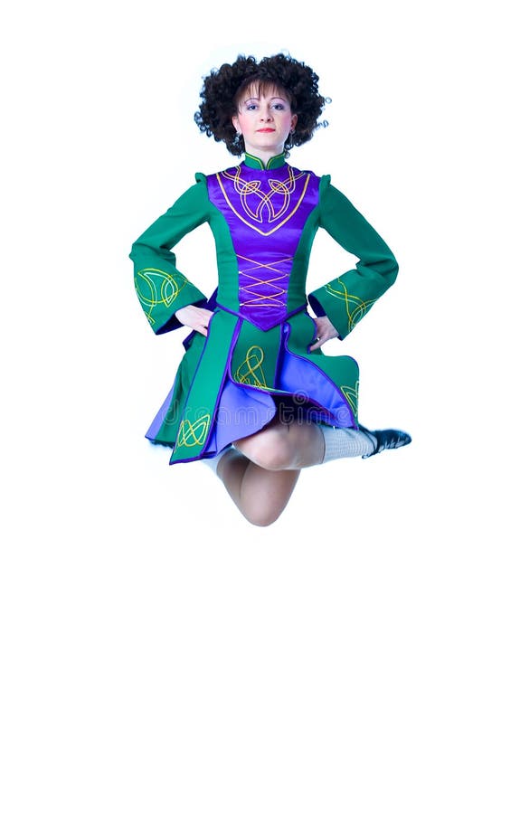 Irish Dancer With A Black Dress Stock Image - Image of arts ...