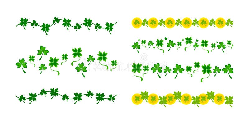 Irish Decorative Elements on St. Patrick Day - Irish Border Lines ...