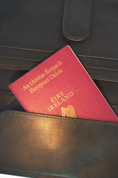Irish EU passport stock photo. Image of documents, european - 7348246