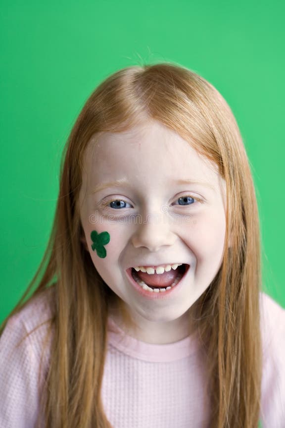 Irish Eyes Smilin stock image. Image of girl, saint, happy - 1953017