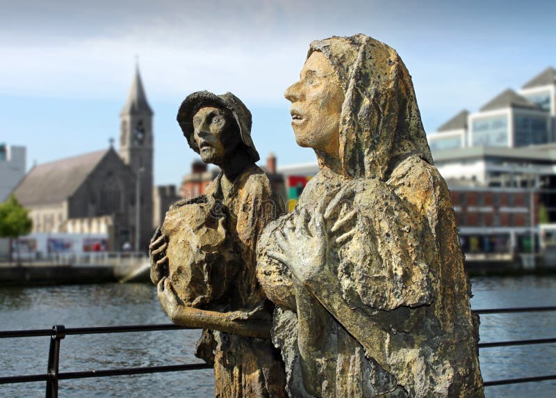 Irish Famine Figures editorial image. Image of heritage - 28247970