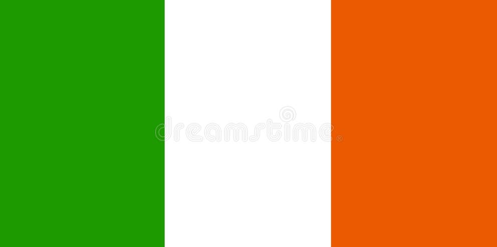 Irish Flag stock vector. Illustration of ireland, patterns - 31336