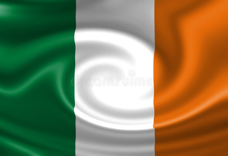 Irish flag stock illustration. Illustration of flag, country - 6316764