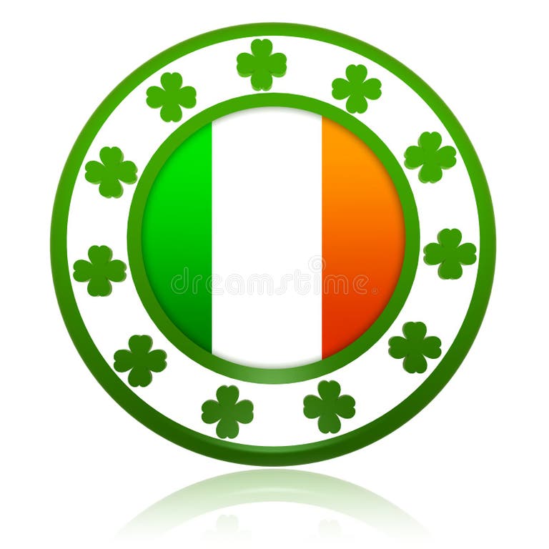 Round Irish Flag Stock Illustrations – 825 Round Irish Flag Stock ...