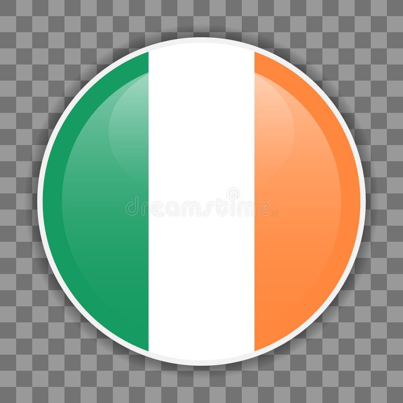 Irish flag icon stock vector. Illustration of checkered - 347302405