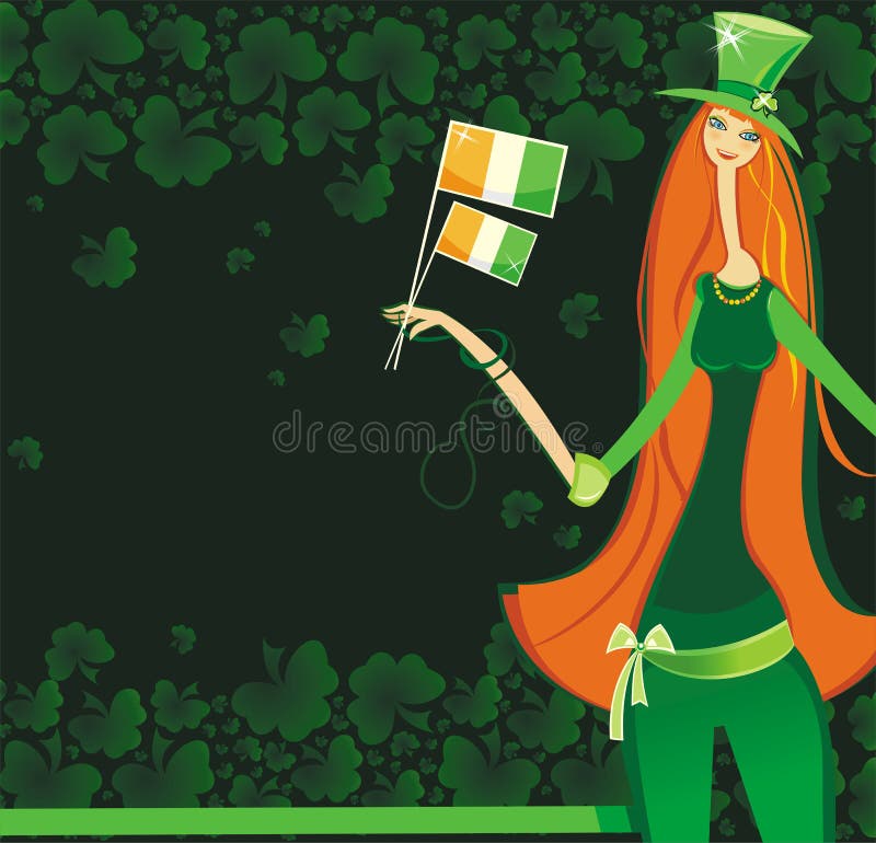 Irish Shamrock Clover stock vector. Illustration of beauty - 8085268