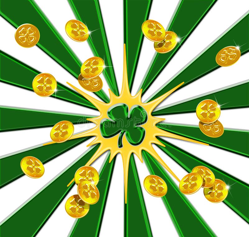 Irish Gold stock illustration. Illustration of clover - 18022210