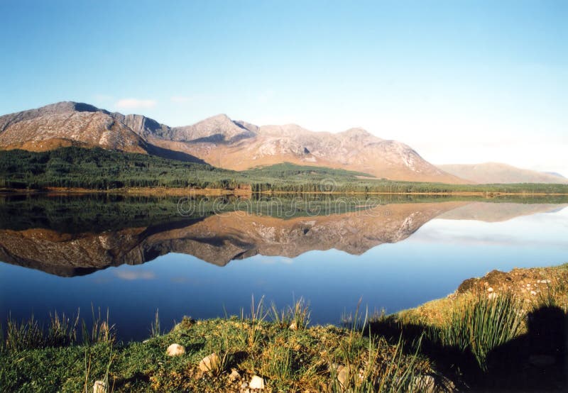 Irish lake stock photo. Image of europe, kylemore, clean - 13212112