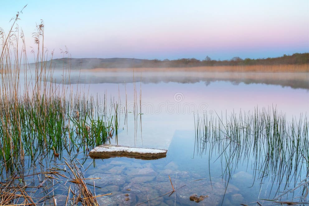 Irish lake before sunrise stock photo. Image of outdoor - 24375624