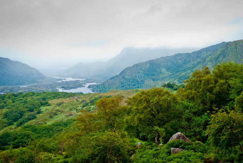 Irish Landscape- Killarney National Park Stock Image - Image of hill ...