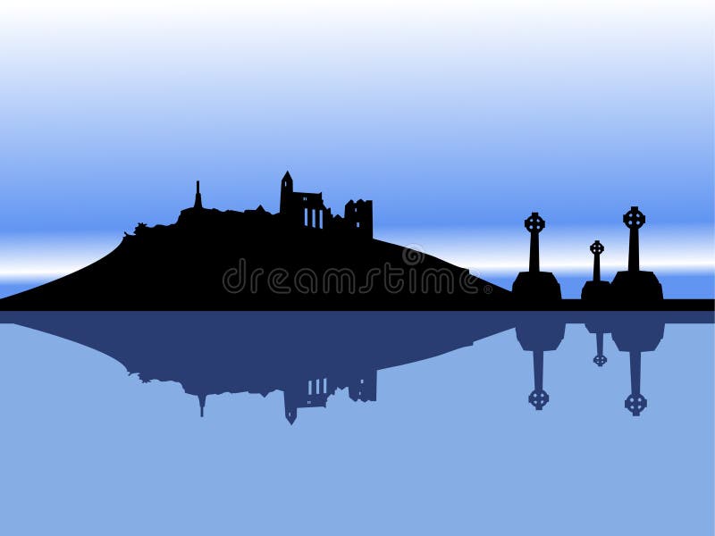 Edinburgh Skyline Vector Isolated Stock Vector - Illustration of ...
