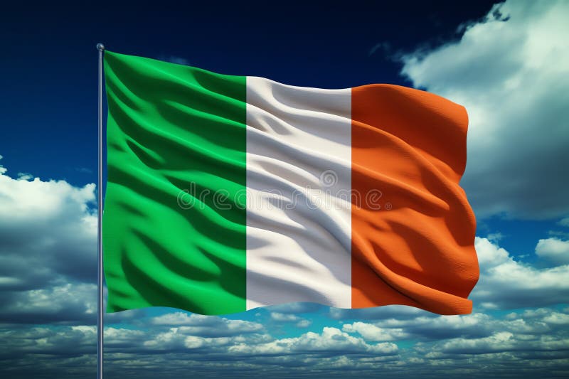 Irish Language Background Digital Paper Stock Illustration ...