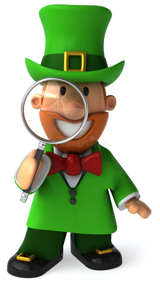 Irish leprechaun stock illustration. Illustration of shamrock - 17132644