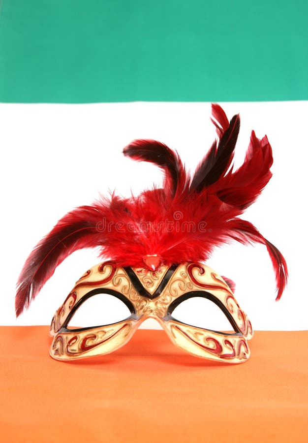 Irish masquerade mask stock photo. Image of flag, lucky - 23616058