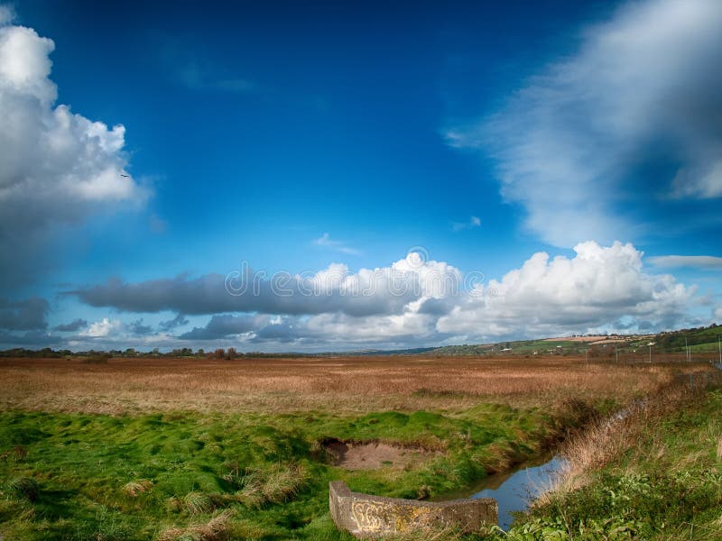 Meadow Stream in Front of Devils Tower Near Hulett and Sundance Wyoming ...