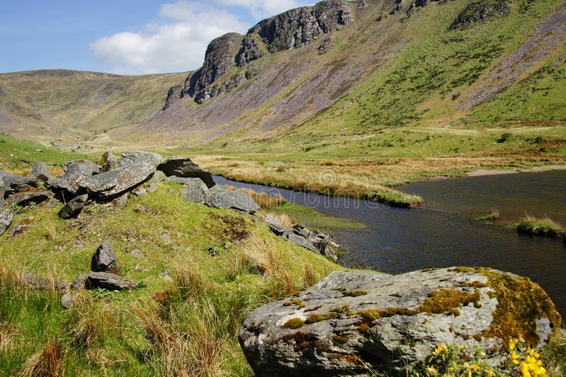 An Irish Mountain Stream stock photo. Image of lichen - 10551186
