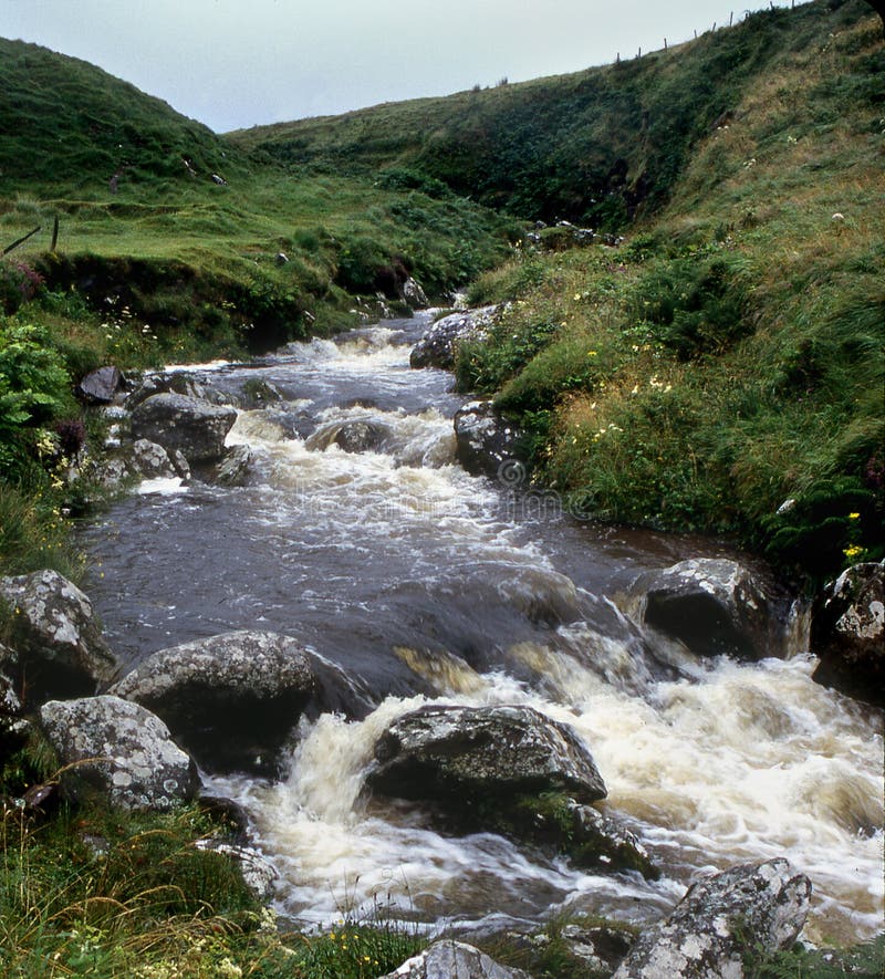 Irish mountain stream stock photo. Image of stream, ireland - 3642404