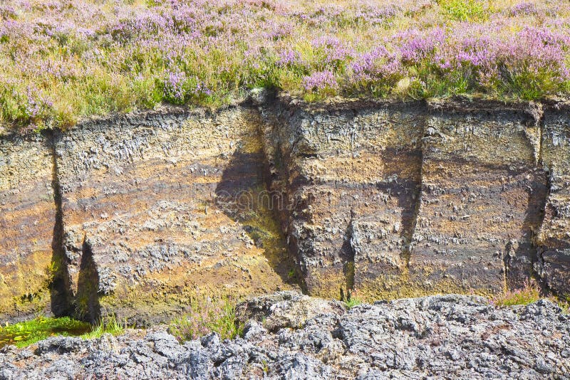 Irish Peat Bog Landscape - Ireland - Europe Stock Image - Image of ...