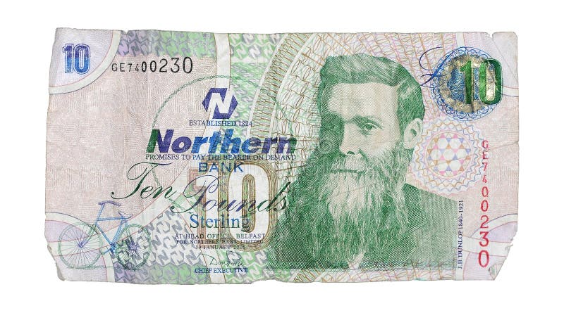 Irish Pound stock photo. Image of notes, ireland, macro - 4437092