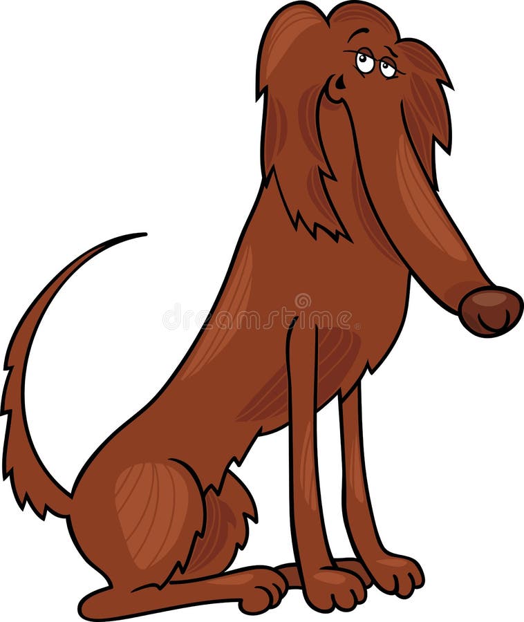 Irish Setter Dog Cartoon Illustration Stock Vector - Illustration of ...