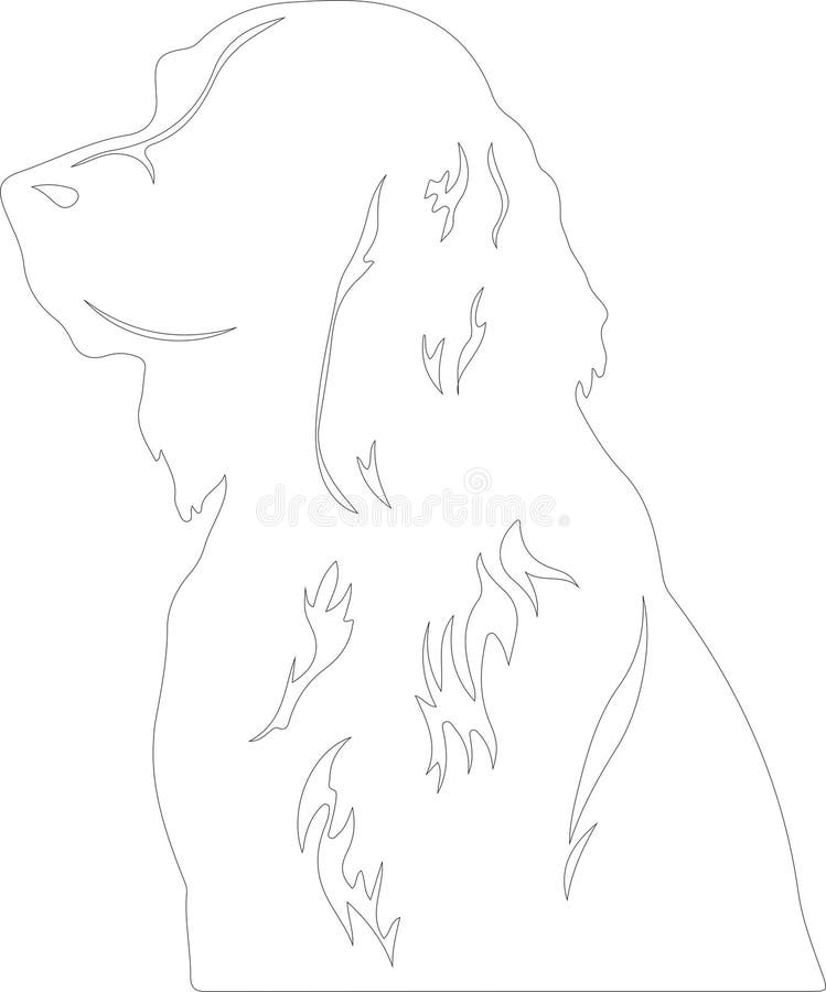 Irish Setter Silhouette Stock Illustrations – 384 Irish Setter ...