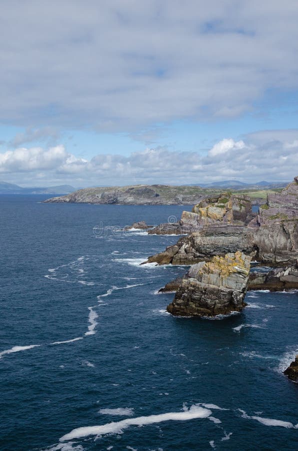 Irish shore stock image. Image of beautiful, ocean, power - 55651709