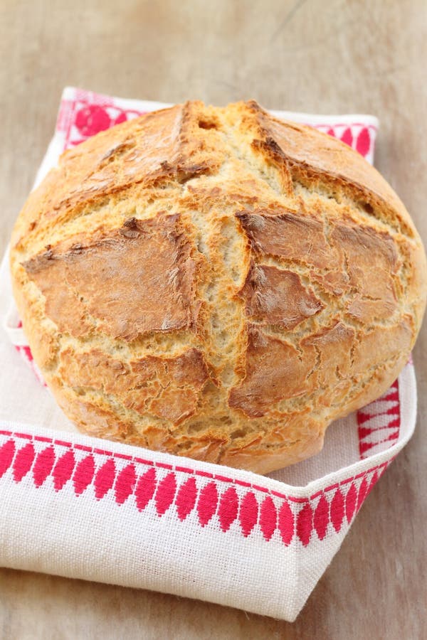 Irish soda bread stock image. Image of wood, brown, loaf - 21051061