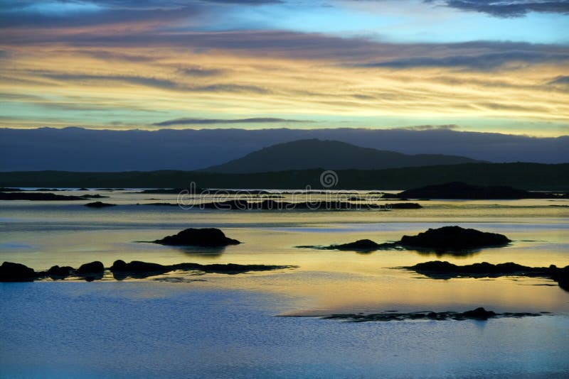 Irish sunset stock photo. Image of lakes, eire, lake - 12933878