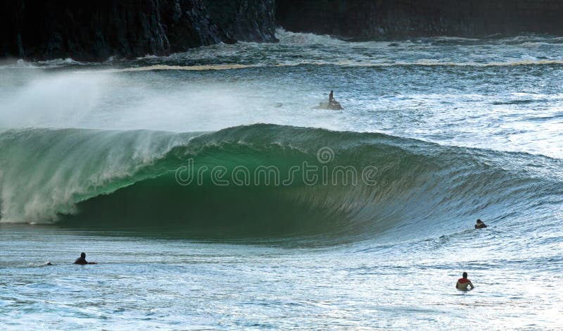 Irish Surfing stock image. Image of atlantic, water, breaking - 20233273