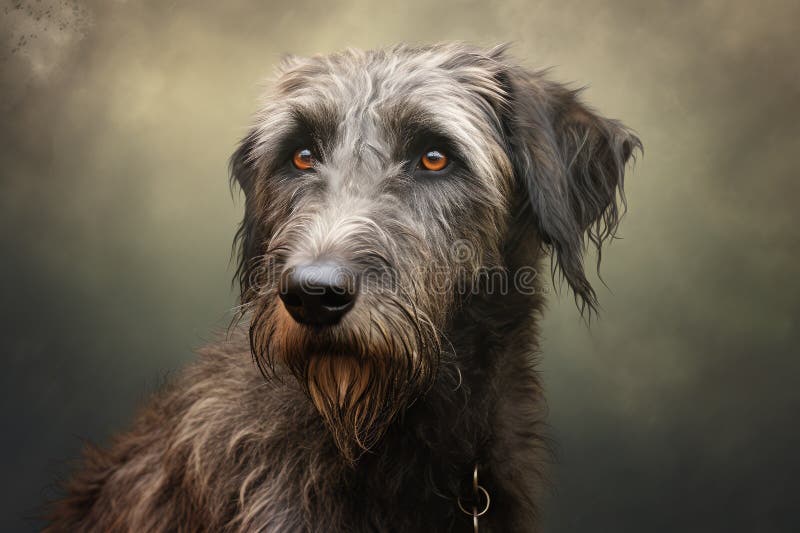 Irish Wolfhound Dog Background Digital Paper Stock Illustration ...