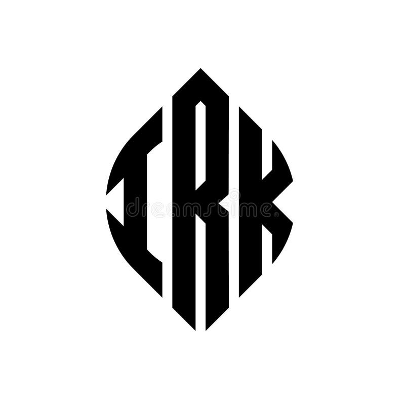 IRK Circle Letter Logo Design with Circle and Ellipse Shape. IRK ...