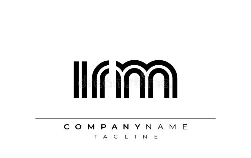 IRM Creative Unique Modern Letter Logo Design Stock Vector ...