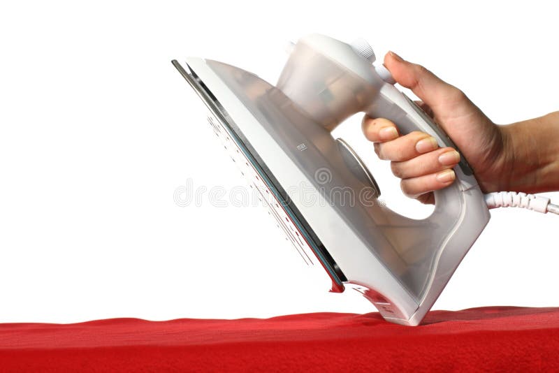 Iron stock photo. Image of housework, appliance, hand - 4336490