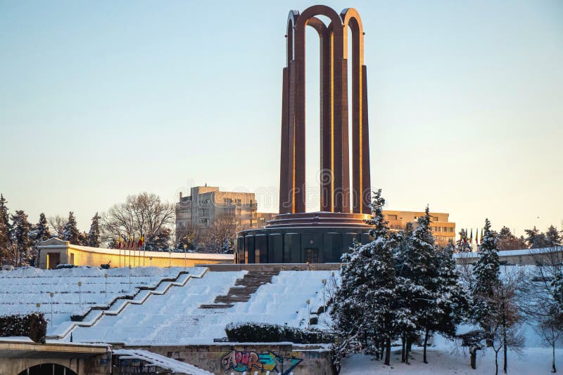 An iron abstract monument stock image. Image of europe - 138398563