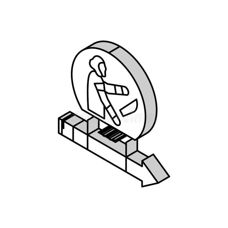 Iron Age Human Evolution Isometric Icon Vector Illustration Stock ...