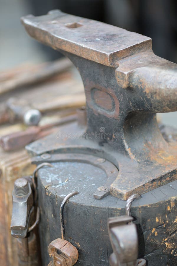 Iron anvil stock image. Image of history, metalwork, blacksmith - 39941877