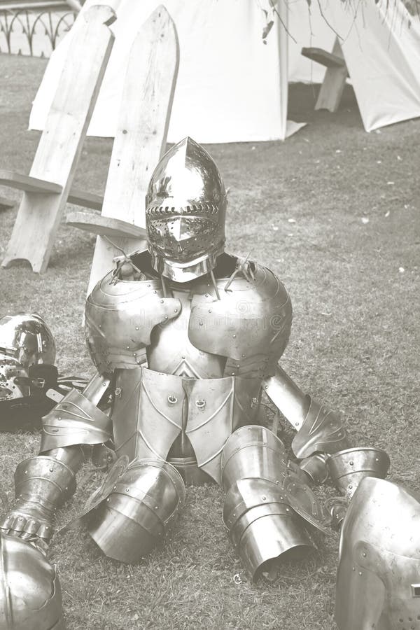 Iron Armor Steel stock photo. Image of ancient, knights - 85945714
