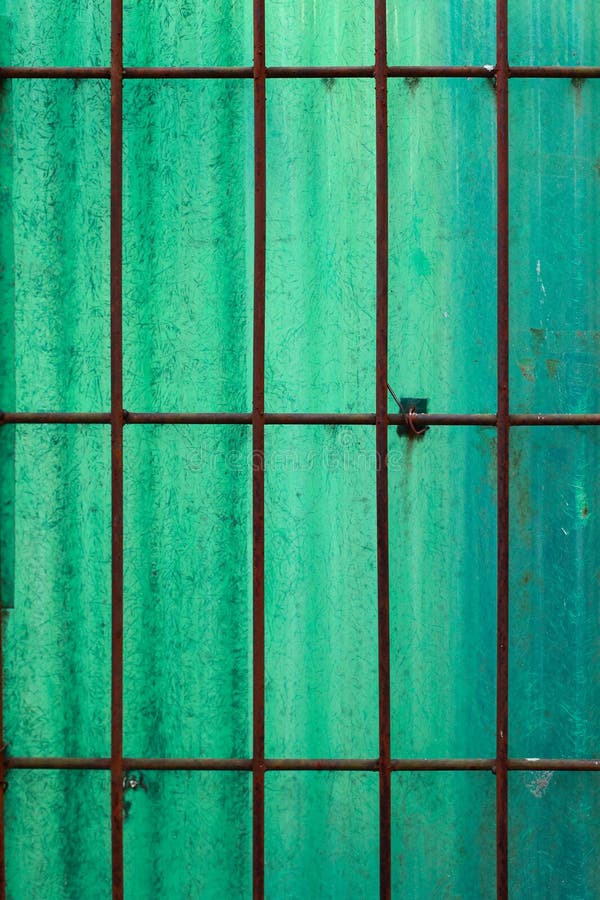 Iron Arranged in the Form of a Rectangular Column with a Green ...