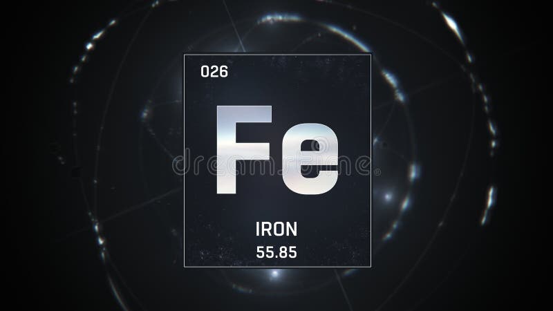 Iron Element Periodic Table Stock Illustrations – 765 Iron Element ...