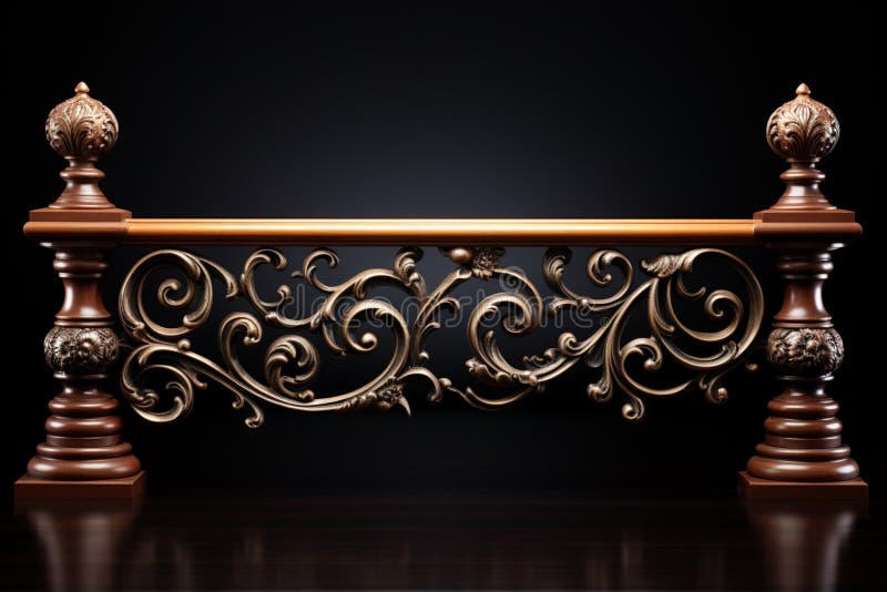 Iron Baluster stock illustration. Illustration of structure - 302531322