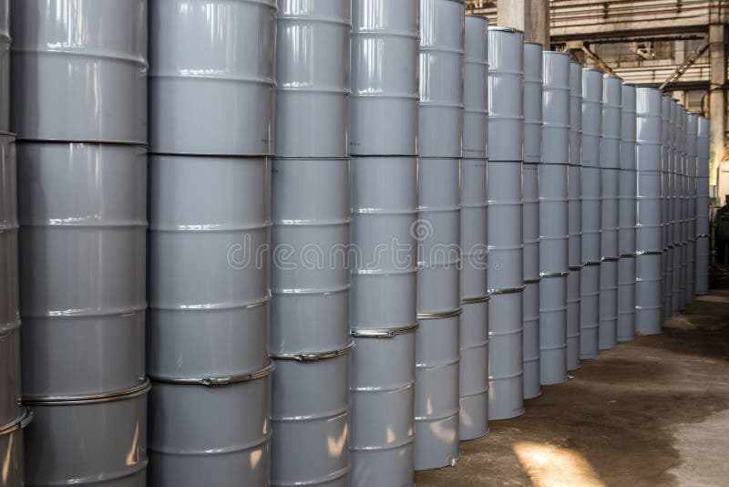 Iron barrels stock image. Image of brent, iron, crude - 69244405