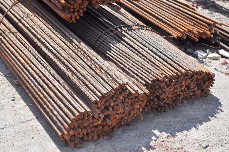 Iron bars stock photo. Image of reinforced, pattern, civil - 3075628