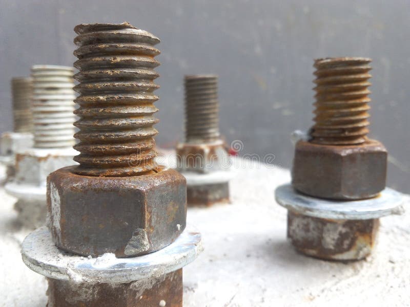 Iron bolt stock photo. Image of steel, build, bolt, rusty - 58076708