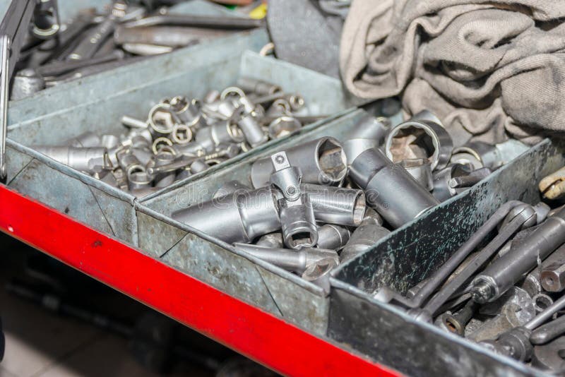 An Iron Box Contains a Set of Heads and Keys Stock Image - Image of ...